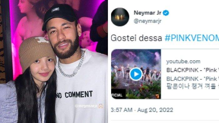 Lisa BLACKPINK dan Neymar Jr Berfoto di Paris, Bintang Sepak Bola ...