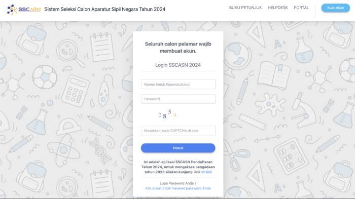 Link Login Akun SSCASN Cek Pengumuman Hasil Kelulusan PPPK 2024 Tahap I di sscasn.bkn.go.id ...