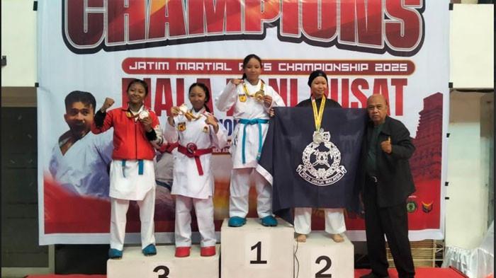 Atlet Karate Inkai Polesan Lanal Batuporon Bangkalan Borong Medali Emas Kemendagri Cup 2025 ...