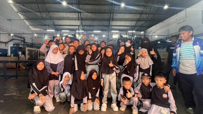 Murid SDIT Khalifah Islamic School of Indonesia Kunjungi Tribun, Mau Jadi Wartawan Tapi Juga ...