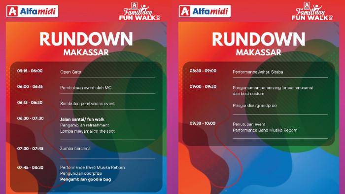 Catat! Ini Jadwal dan Rute Lengkap Alfamidi Family Day Funwalk 2025 di ...