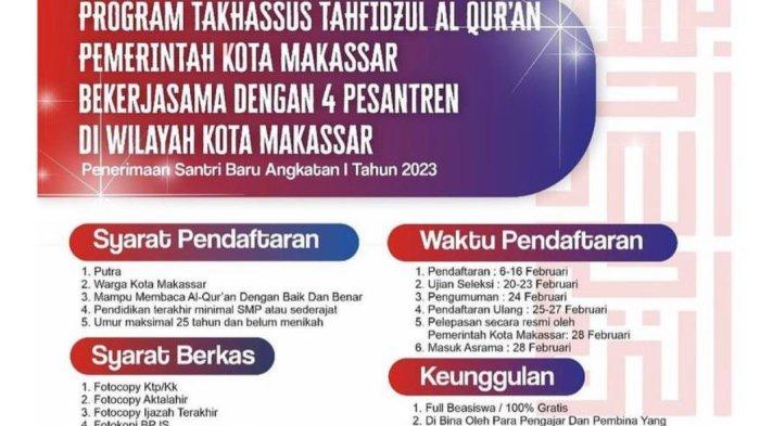 Pemkot Siapkan Beasiswa untuk 100 Santri di 4 Pesantren Makassar - Tribun-timur.com