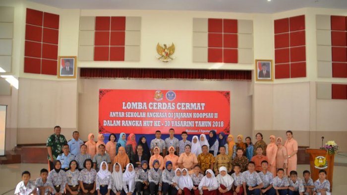 Koopsau II Gelar Lomba Cerdas Cermat Antarsekolah Angkasa - Tribun ...