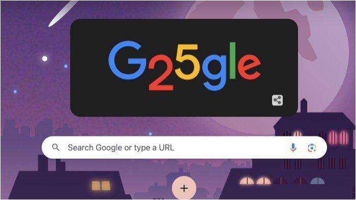 Logo G25gle, Doodle Ulang Tahun Ke-25 Google Hari Ini - Tribun-timur.com