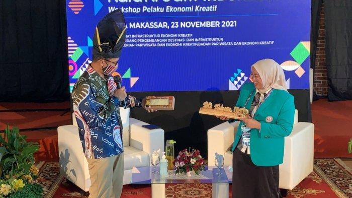 Menparekraf Sandiaga Uno Endorse Produk UMKM di Sulsel - Tribun-timur.com