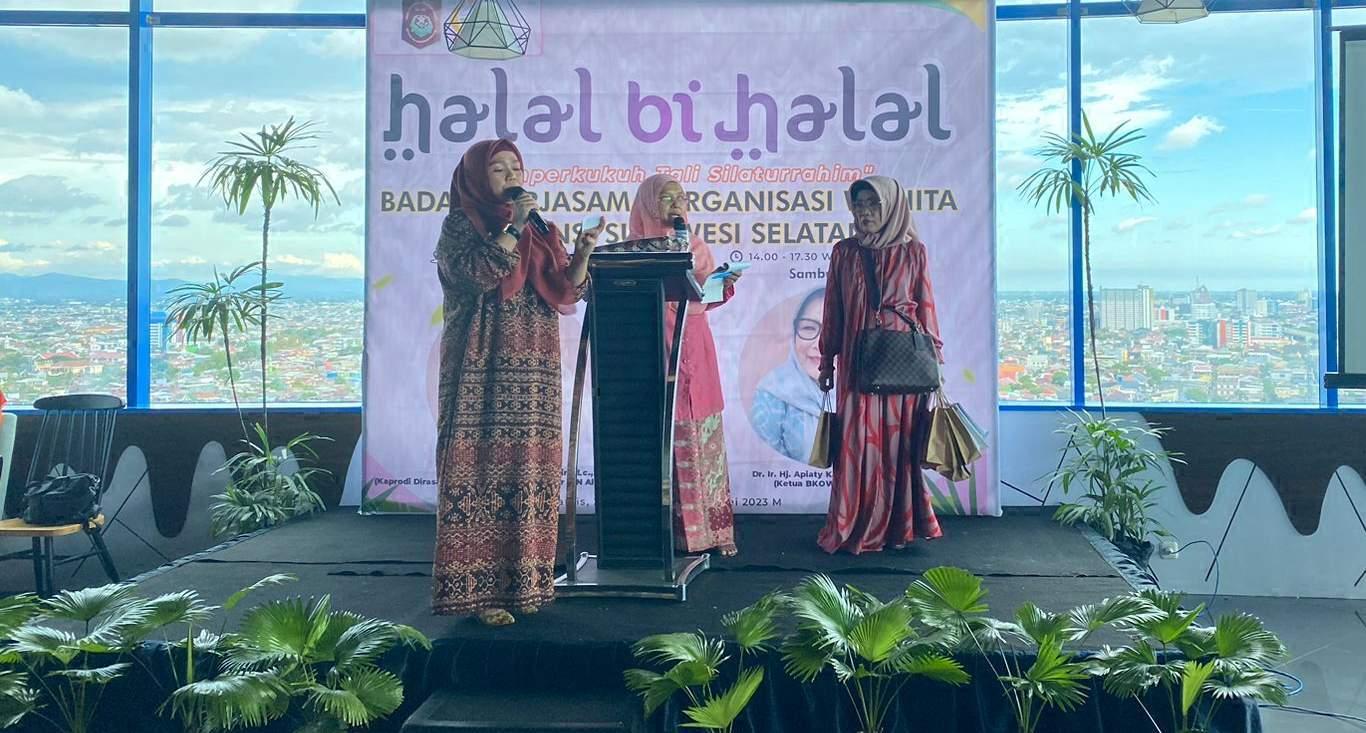 Halal Bihalal BKOW Sulsel Hadirkan Prof Amrah Kasim - Tribun-timur.com