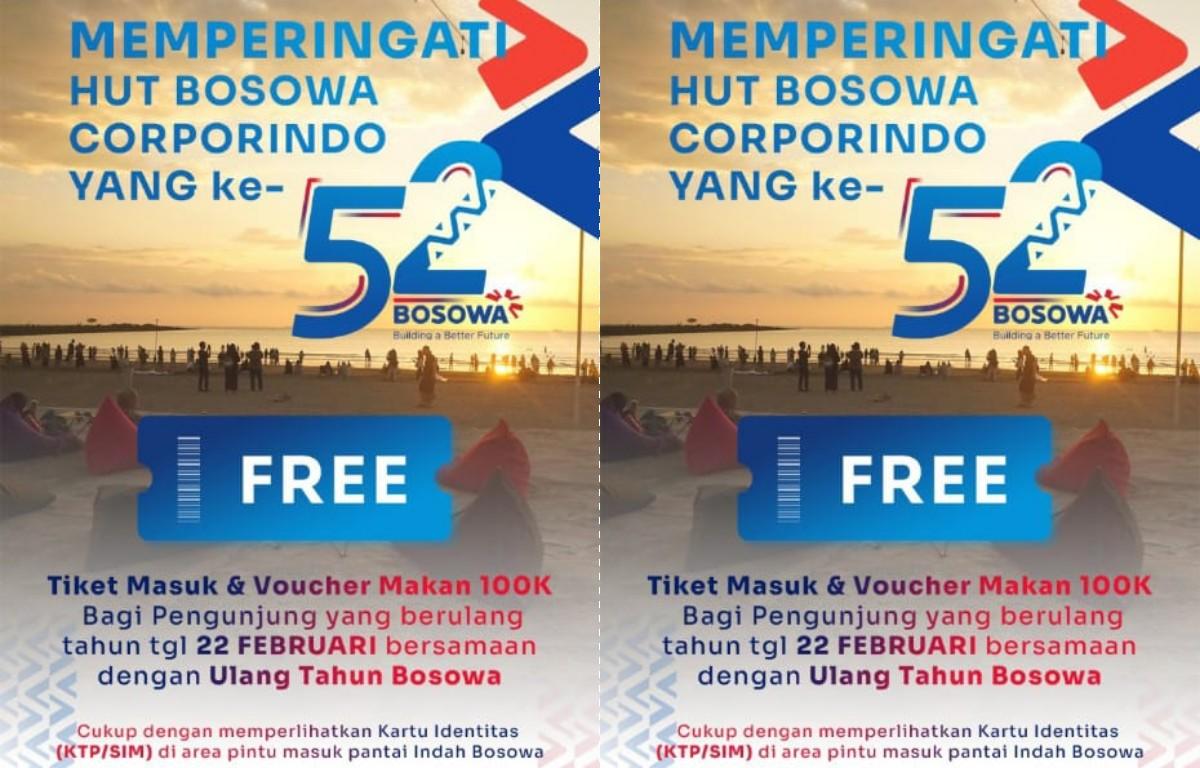 Gratis Masuk Pantai Indah Bosowa Makassar Khusus yang Ulang Tahun 22 ...