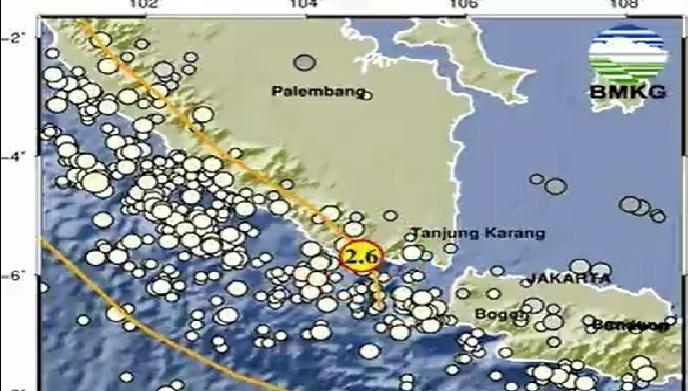 Baru Saja Gempa Bumi Goyang Lampung, Cek Info BMKG Magnitudo dan Pusat Gempa - Tribun-timur.com