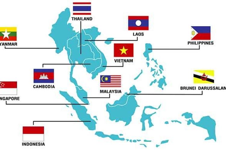 Inilah Julukan 10 Negara ASEAN & Penjelasannya - Tribun-timur.com