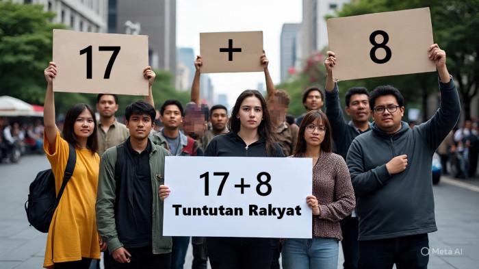 Arti 17+8 Tuntutan Rakyat yang Sedang Viral di Media Sosial, Begini ...