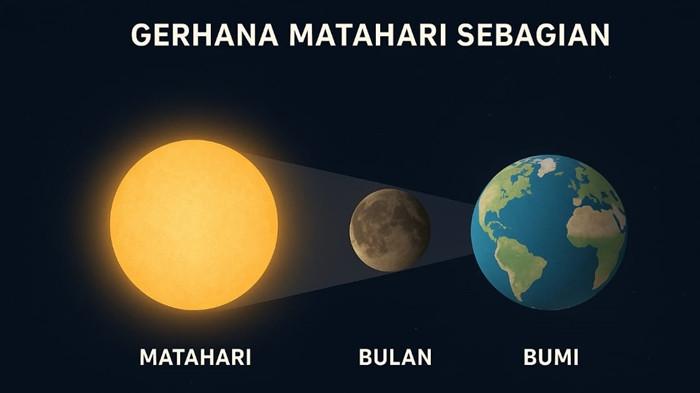 Daftar Wilayah yang Dapat Melihat Gerhana Matahari Sebagian pada 21 ...