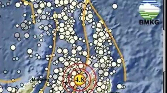 Gempa Bumi Terkini, Senin 12 Agustus 2024, Info BMKG Magnitudo 4.8 SR - Tribunmanado.co.id
