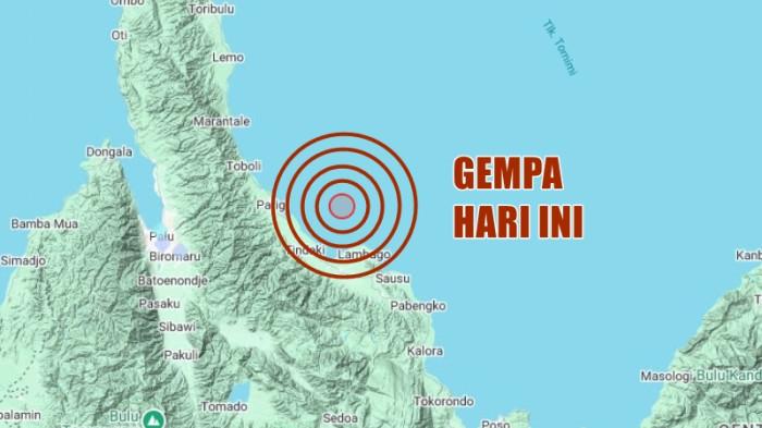 Gempa Bumi di Sulawesi Tengah Rabu 3 September 2025, Info BMKG Titik dan Magnitudonya ...