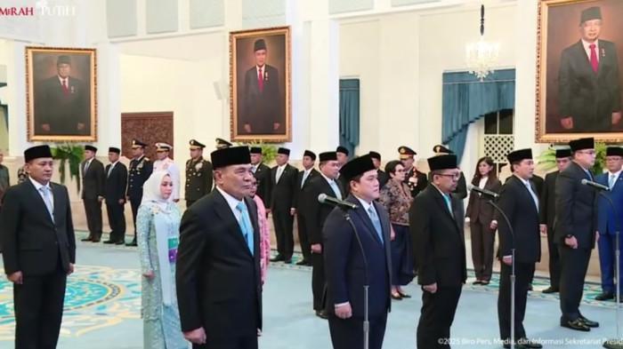 Ini 11 Anggota Kabinet Merah Putih Dilantik Presiden Prabowo Jadi Menteri, Wamen, dan Pimpinan ...