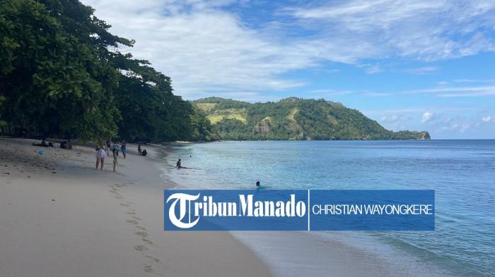 Meski Hari Libur, Pantai Paal di Likupang Minahasa Utara Kurang ...