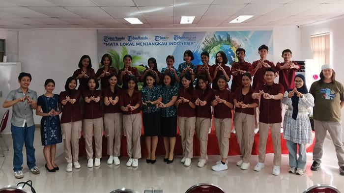 Foto Kunjungan Sulawesi Flight Manado ke Kantor Tribun Manado ...