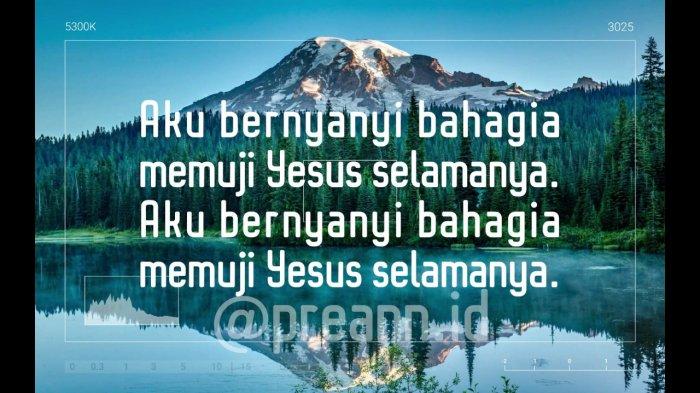 Chord Gitar dan Lirik Lagu KJ. 392 - Ku Berbahagia - Tribunmanado.co.id