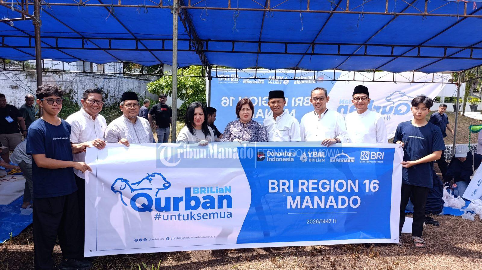 Idul Adha 1447 H, BRI Region 16 Manado Bagikan 66 Ekor Sapi dan Kambing ...