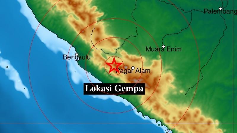 Gempa Bumi di Sumatera Selatan Minggu 3 Agustus 2025, Info BMKG Titik Lokasi dan Magnitudonya ...
