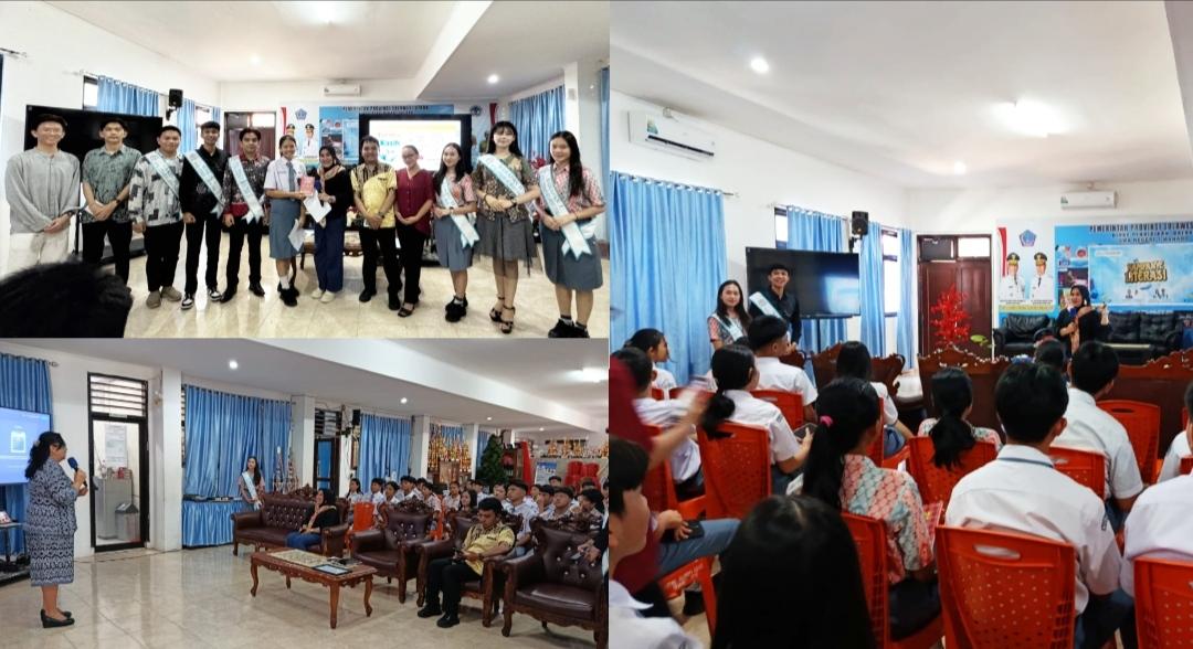 Bertemu Siswa Siswi SMA N 1 Manado, Ikatan Putra Putri Literasi Sulut ...