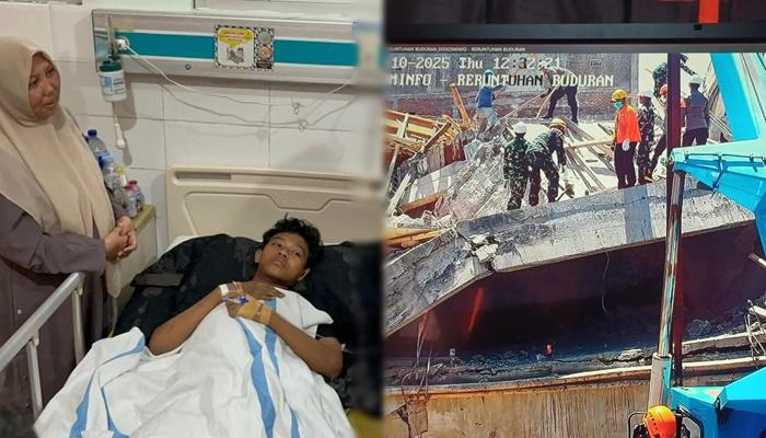 Kisah Taufan Saputra Dewa: Santri yang Selamat dari Reruntuhan Musala ...