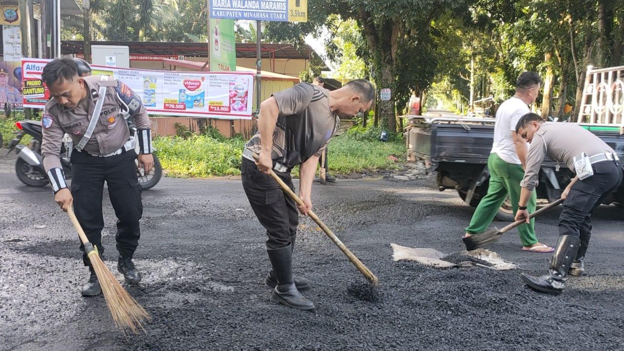Polres Minut Sebut Perbaikan Jalan di Seputaran Tugu Zero Point untuk ...