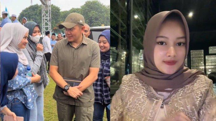 Sosok Nur Elisa Wanita Berhijab yang Viral karena Ditatap Mayor Teddy, Terungkap Siapa Pacar ...
