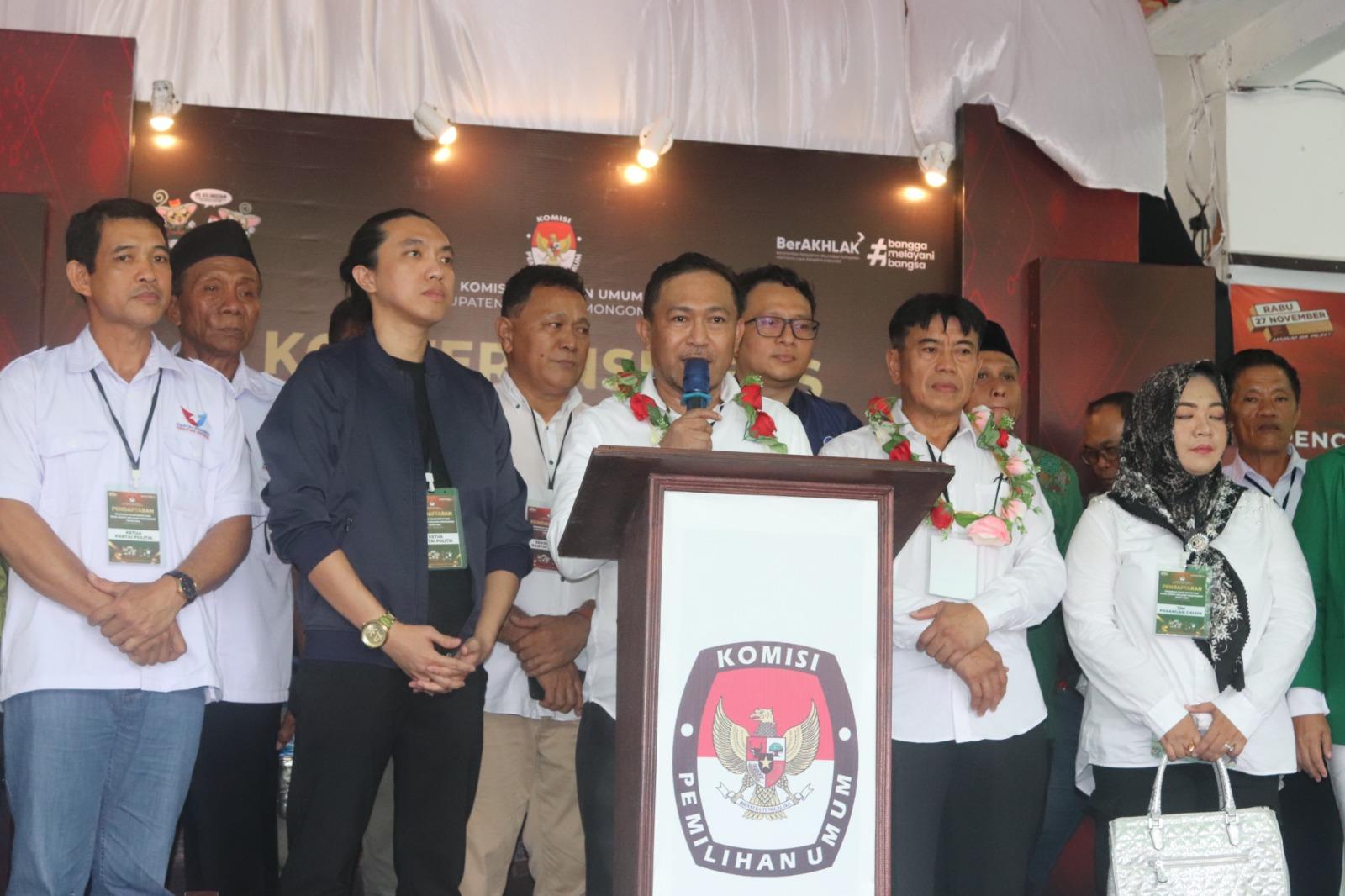 Pilkada Bolmong 2024 3 Poros, Sukron Mamonto-Refly Ombuh Jadi Pendaftar ...