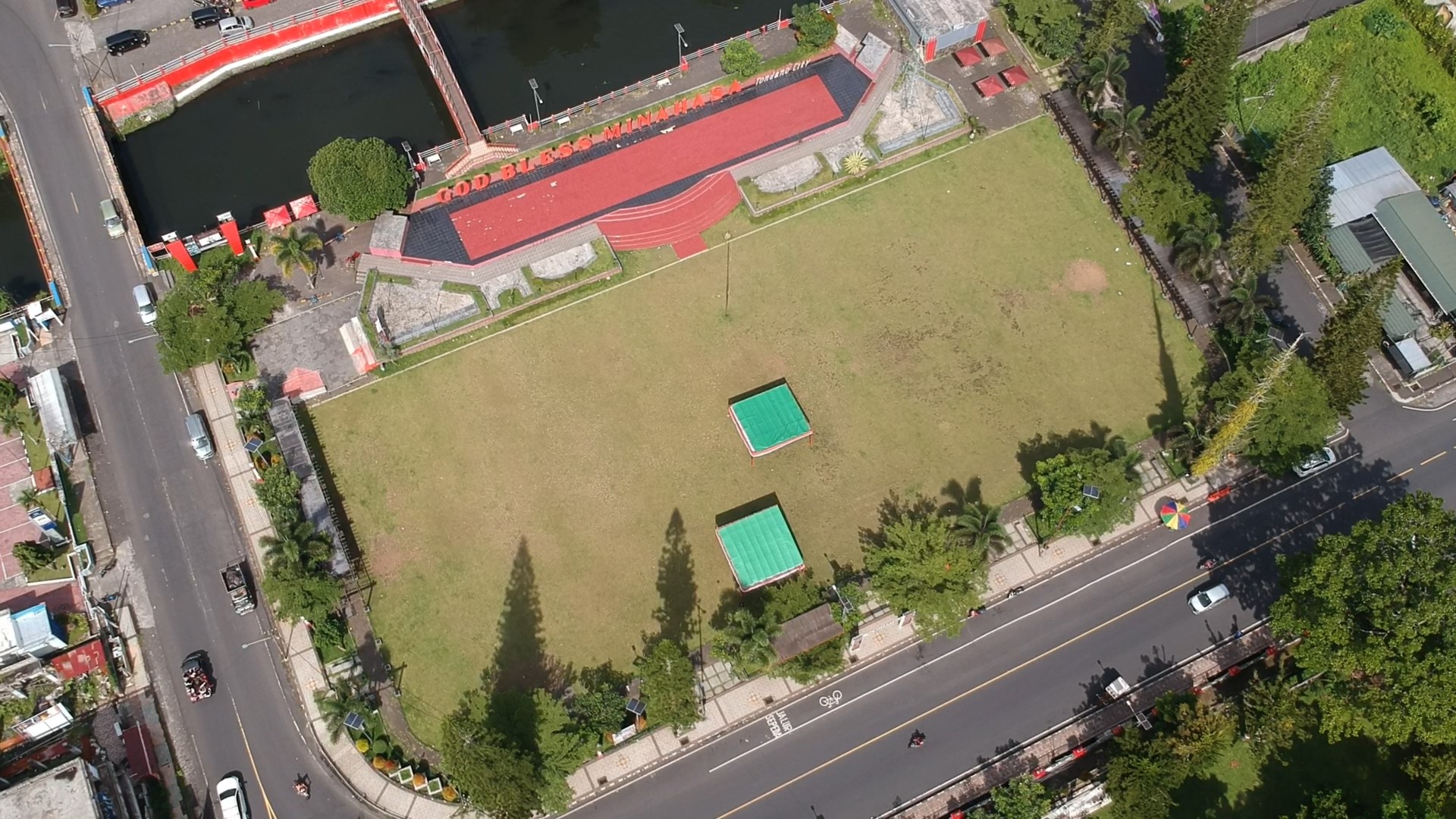 Potret Lapangan Sam Ratulangi Tondano Minahasa - Tribunmanado.co.id