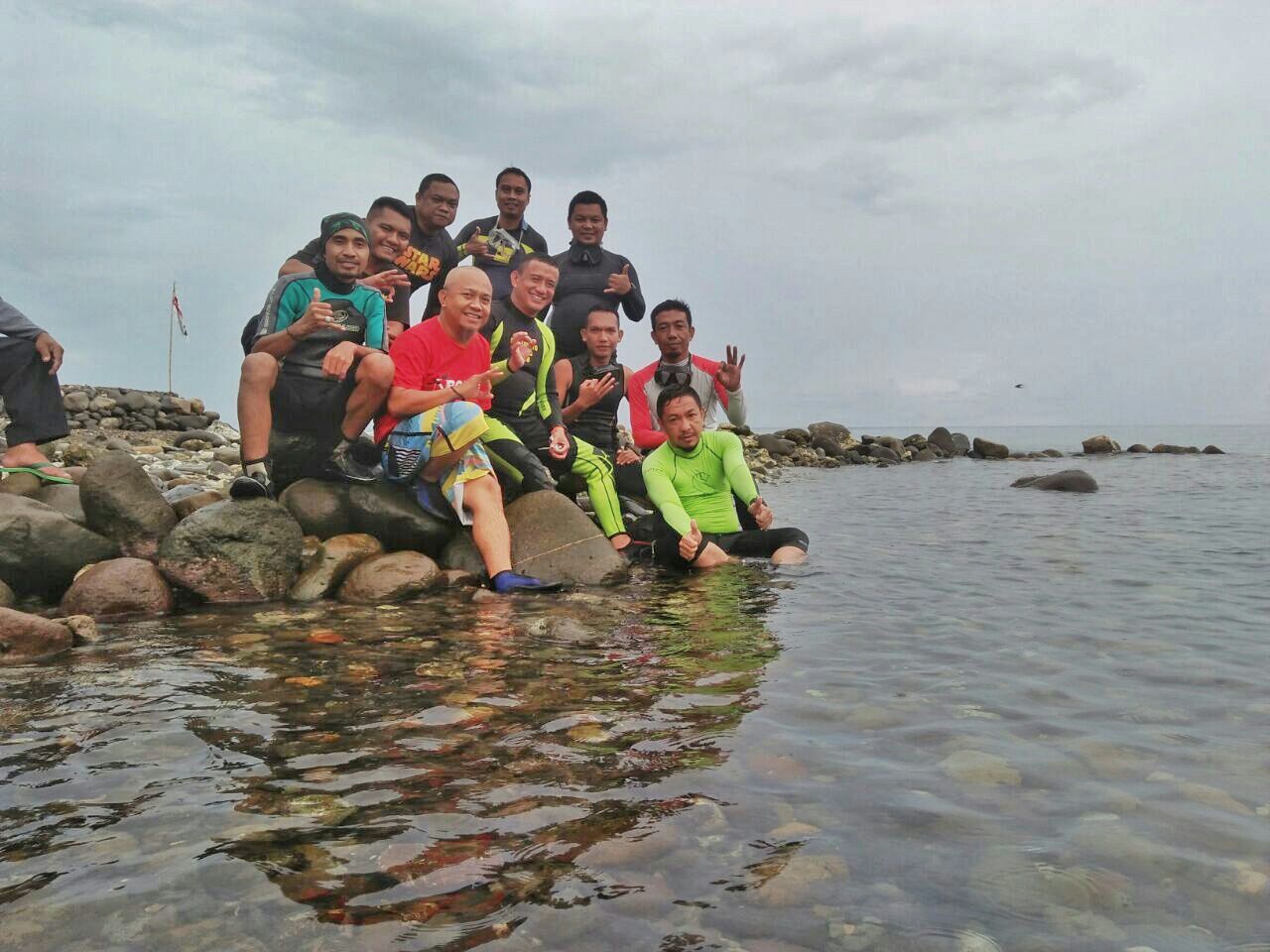 Menikmati Bawah Laut Bolsel Bersama Pejabat Negara - Tribunmanado.co.id