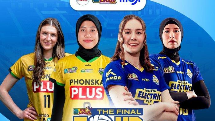 LIVE Gratis Moji! Cara Nonton Live Streaming Gresik Petrokimia vs Jakarta Electric PLN Proliga ...