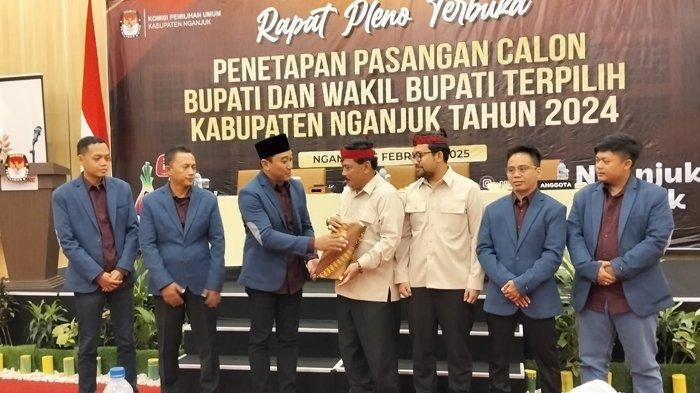 KPU Tetapkan Marhaen Djumadi - Trihandy Sebagai Bupati dan Wakil Bupati Nganjuk Terpilih ...