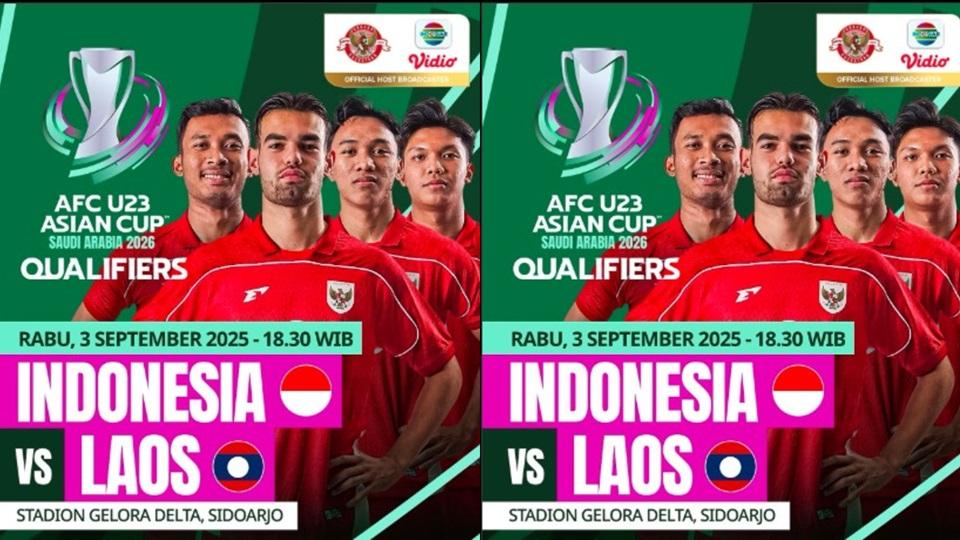 LIVE Indosiar Gratis! Cara Nonton Live Streaming Timnas Indonesia U23 vs Laos Kualifikasi Piala ...