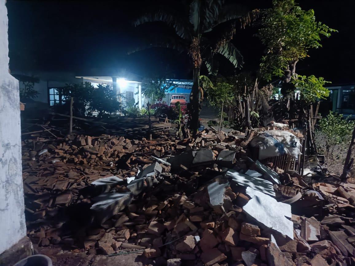 Dampak Gempa di Banyuwangi, Tujuh Bangunan Rusak di Kecamatan ...