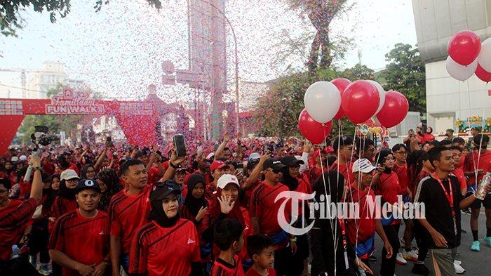 Berita Foto: Momen 5.000 Warga Kota Medan Antusias Mengikuti Kegiatan ...