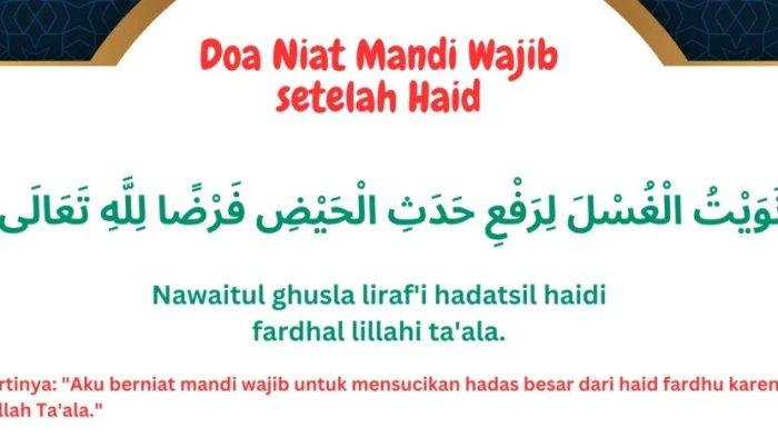Berikut Bacaan Doa Sesudah Haid Lengkap Beserta Terjemahannya - Tribun ...