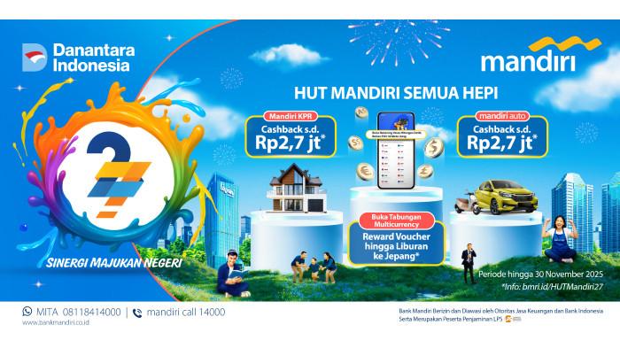 Semua Hepi! Promo Spesial HUT ke-27 Bank Mandiri - Tribun-medan.com