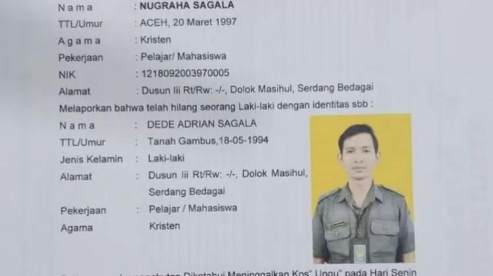 SOSOK Dede Adrian Sagala, Pegawai PN Boyolali Asal Kabupaten Serdang Bedagai Hilang Misterius ...