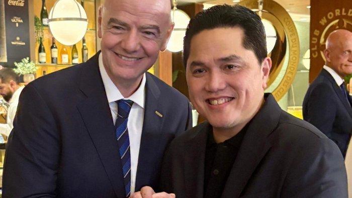 ERICK THOHIR Full Senyum, FIFA Beri Restu Rangkap Jabatan Menpora dan Ketum PSSI - Tribun-medan.com