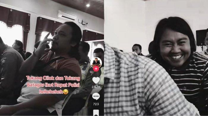 Pedagang Cilok dan Batagor Viral Ikut Rapat Polisi, Eh Ternyata Intel ...