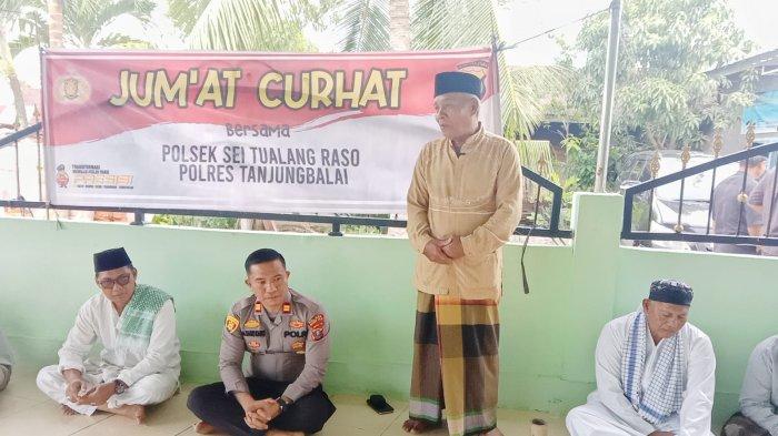 Kapolsek Seitualang Raso Jumat Curhat Bersama Jemaah Masjid, Dengarkan Keluhan Warga - Tribun ...