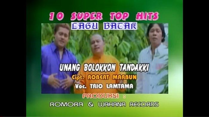 Lirik Lagu Batak Unang Bolokkon Tandakki yang Dipopulerkan oleh Trio Lamtama - Tribun-medan.com