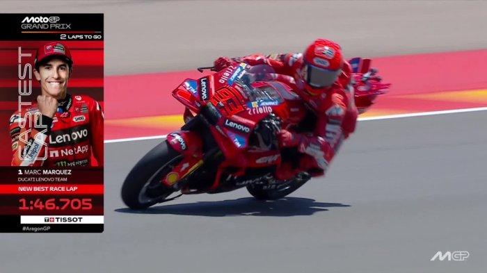HASIL MotoGP Aragon 2025 - Marc Marquez Menang Mudah, Bagnaia Naik Podium - Tribun-medan.com