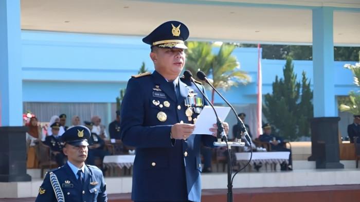 Profil Marsda TNI Daan Sulfi, Eks Danlanud Soewondo Jabat Danpuspom AU ...