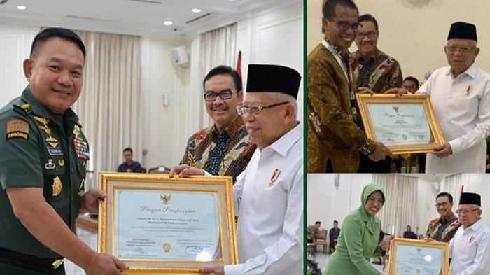 KASAD Jenderal Dudung, Ketum Persit KCK, dan Tribun Network Terima Penghargaan Pengentasan ...