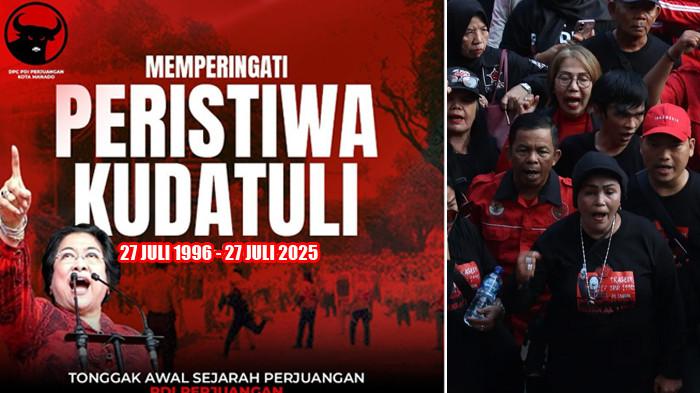 RANGKAIAN Peristiwa Kudatuli 27 Juli Diperingati PDIP, Singgung Hasto dan Tukang Kayu Presiden ...
