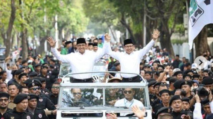 Pasangan AMIN Daftar ke KPU Dikawal Ribuan Orang, PKB Sumut: Simbol dan ...