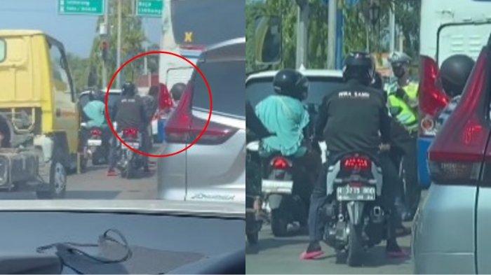 Penumpang Motor Tak Pakai Helm Tiba-tiba Hilang saat Didatangi, Polantas Sampai Kebingungan ...