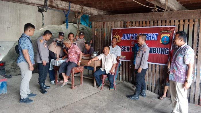 Sampaikan Pesan Kamtibmas, Polsek Teluk Nibung Menggelar Jumat Curhat - Tribun-medan.com