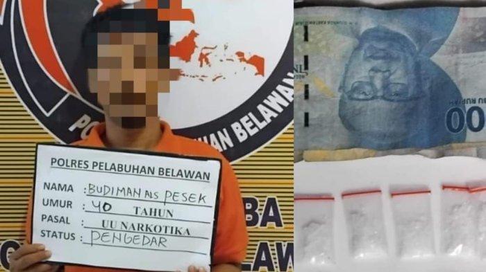 Lari Tak Menyelamatkan: Budiman, Pengedar Shabu di Titi Papan, Ditangkap Sat Narkoba Polres ...